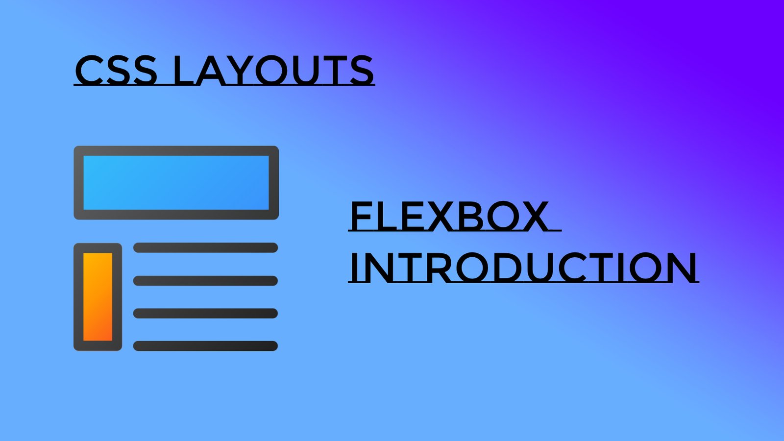 CSS layouts and flexbox introduction simple tutorial | Educad.xyz